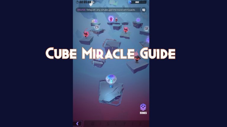 Cube Miracle Guide Dislyte - Pillar Of Gaming