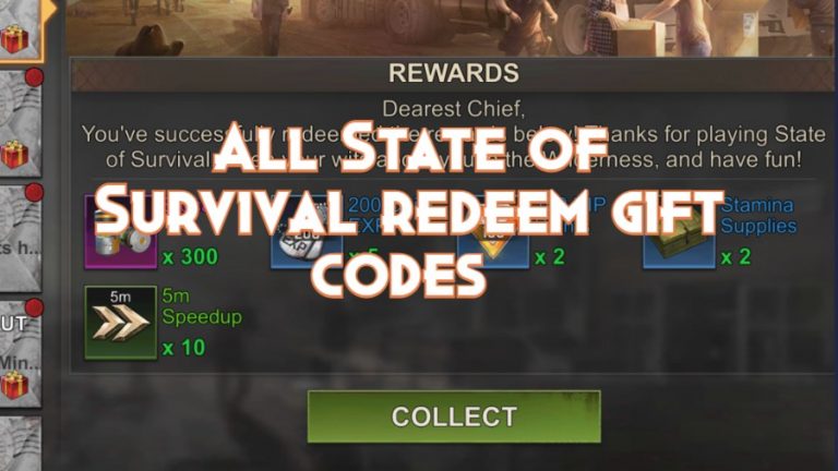 State of Survival redeem gift codes June 2026 - Pillar Of Gaming