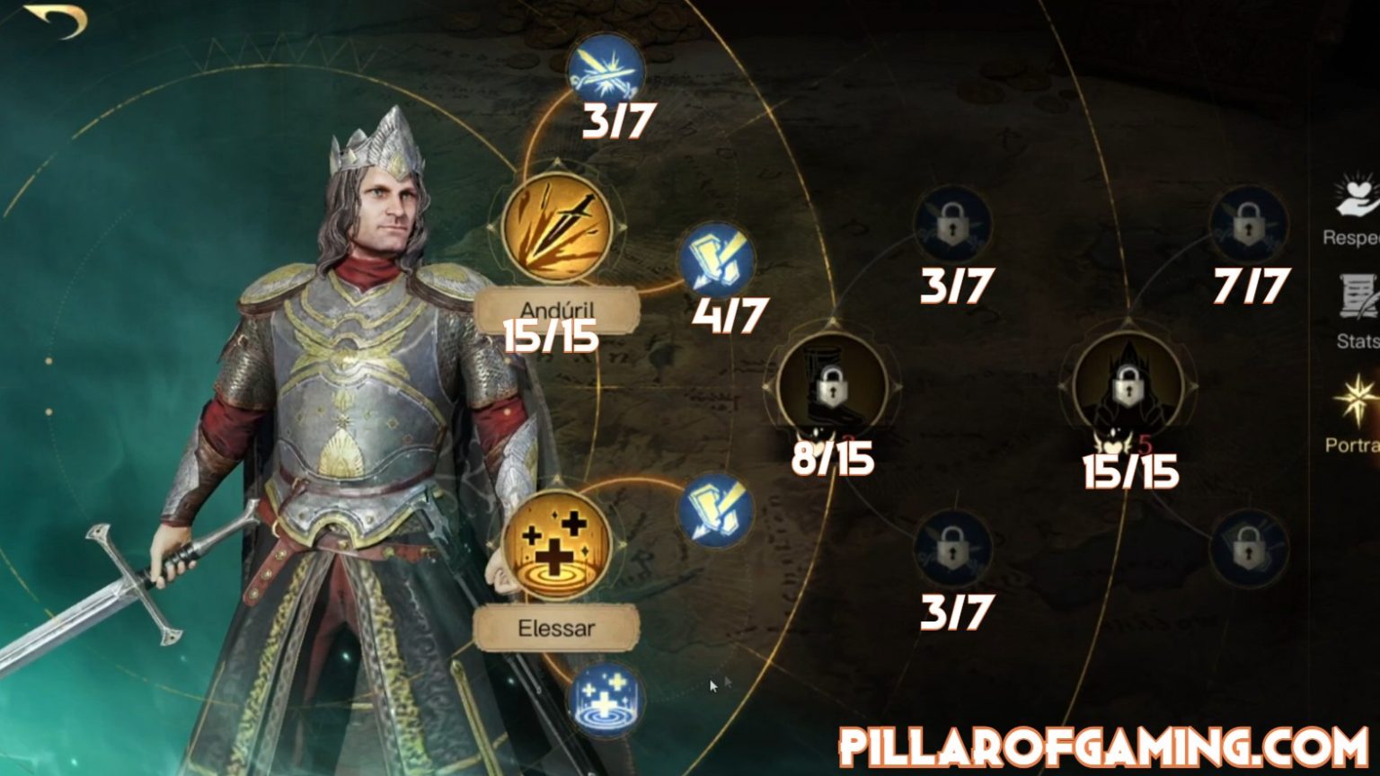 Aragon King of Men Build and Guide LOTR Rise To War - Pillar Of Gaming