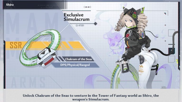 Tower of Fantasy Shiro Build and Guide - Pillar Of Gaming