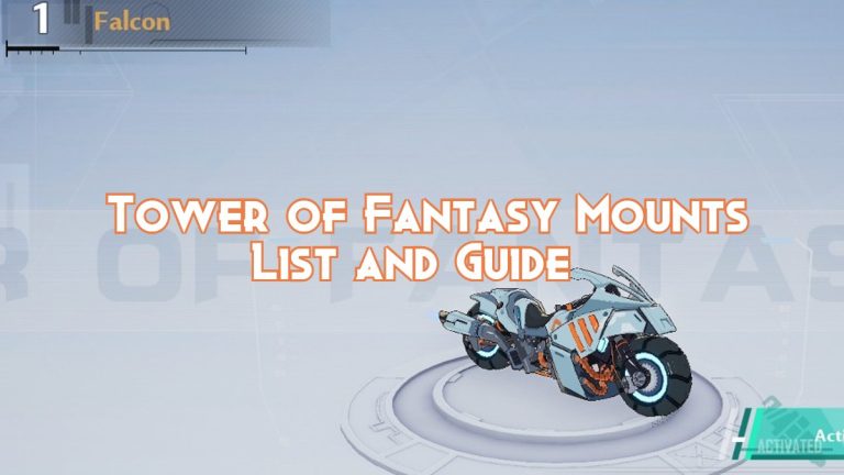 Tower of Fantasy Mounts List and Guide - Pillar Of Gaming