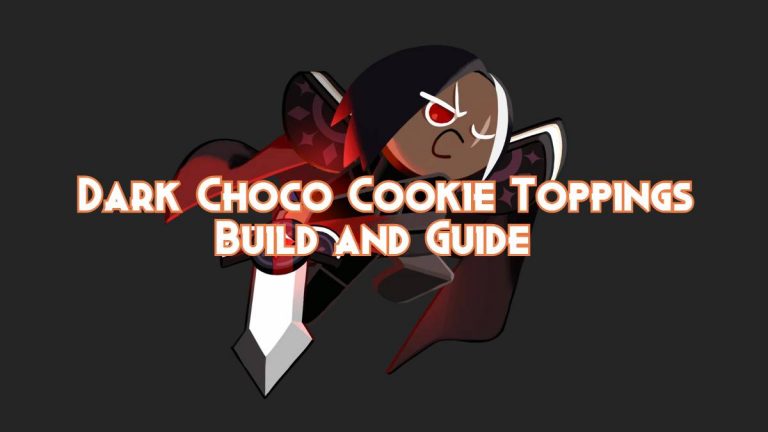 Dark Choco Cookie Toppings Build and Guide Cookie Run Kingdom - Pillar ...