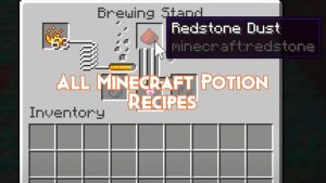 All Minecraft Potion Recipes 2025 - Pillar Of Gaming