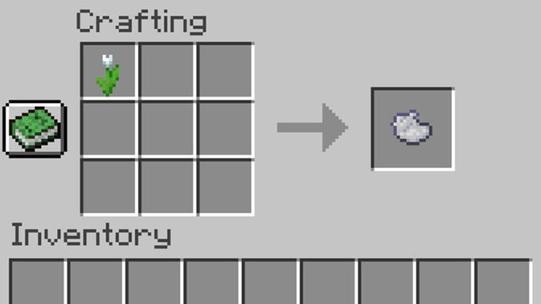 How to make Light Gray Dye in Minecraft - Pillar Of Gaming