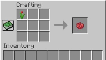 How to make Red Dye in Minecraft - Pillar Of Gaming
