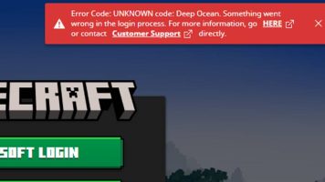 How to fix Minecraft Error Code Deep Ocean - Pillar Of Gaming