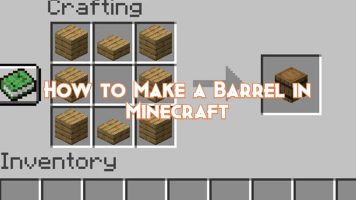 How to Make a Barrel in Minecraft - Pillar Of Gaming