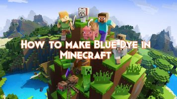 How to make Blue Dye in Minecraft - Pillar Of Gaming