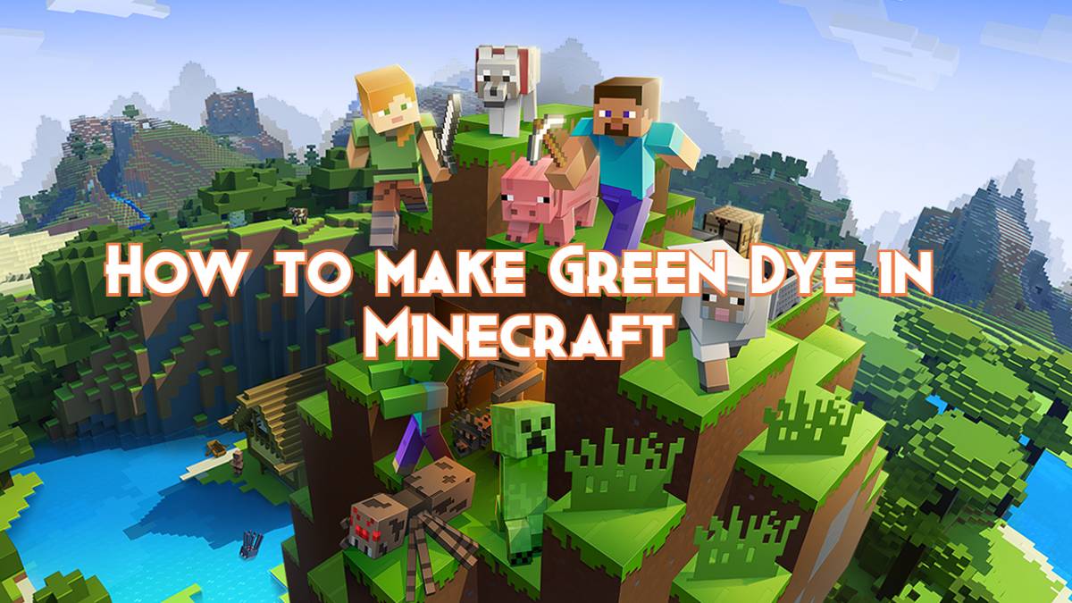How to make Green Dye in Minecraft - Pillar Of Gaming