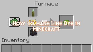 How to make Lime Dye in Minecraft - Pillar Of Gaming