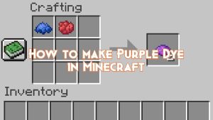 How to make Purple Dye in Minecraft - Pillar Of Gaming