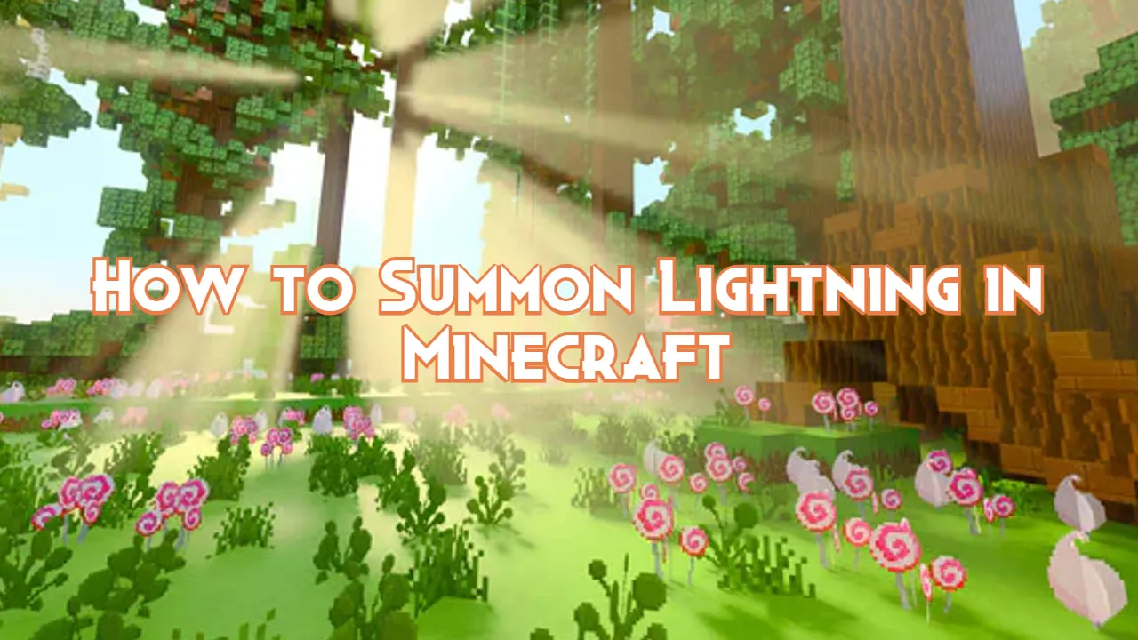 How to Summon Lightning in Minecraft - Pillar Of Gaming