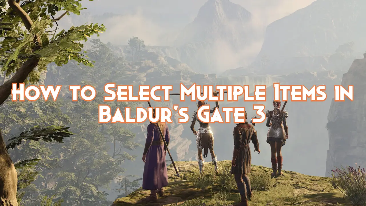 How To Select Multiple Items In Baldur s Gate 3 Pillar Of Gaming