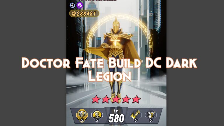 Doctor Fate Build DC Dark Legion - Pillar Of Gaming